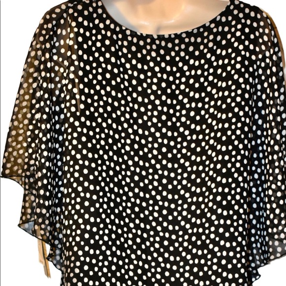 Apt. 9 | Tops | Large New With Tags Apt 9 Poncho Tank Shirt Polka Dot ...
